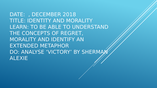 Identity Poetry KS3 | Teaching Resources