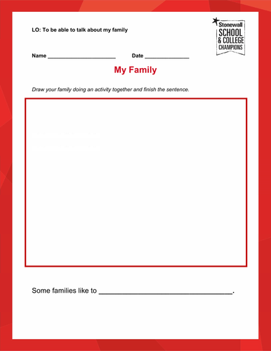 Families and relationships – Reception & KS1 lesson packs | Teaching ...