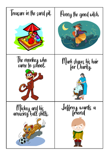 24 Creative Writing Story Starter Cards | Teaching Resources