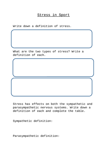 Unit 6 Sports psychology (BTEC Level 3 Sport 2016) | Teaching Resources
