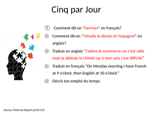Studio GCSE French Module 6 Resources Bundle | Teaching Resources