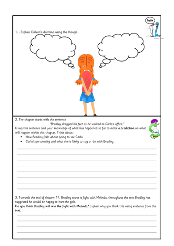 There's A Boy In The Girl's Bathroom Whole Class Reading Unit ...