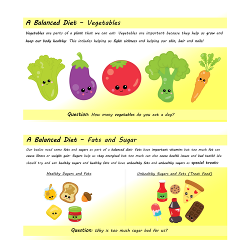 A Balanced Diet | Full Lesson | PPT | KS1 | PSHE | Download and Go ...