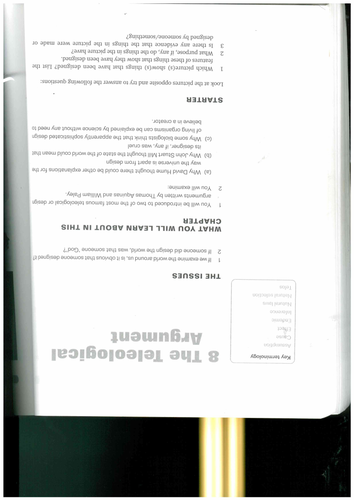 1. Introduction to Teleological Argument | Teaching Resources