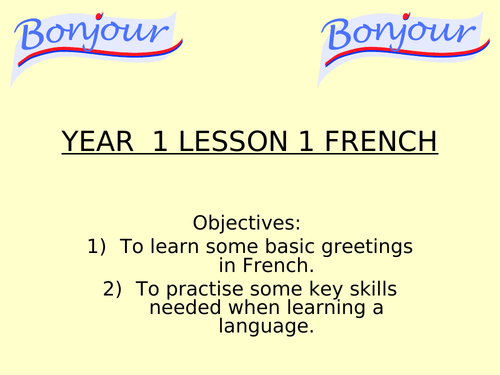 French greetings/Les salutations powerpoint-TES. | Teaching Resources