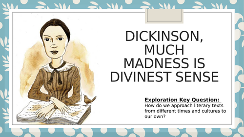 Female Poets: Dickinson, Atwood and Duffy | Teaching Resources