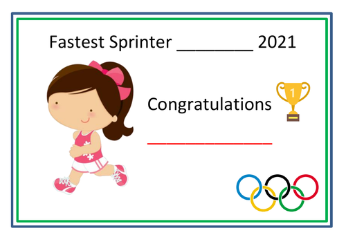Sports Day Certificates - Fully Editable! | Teaching Resources