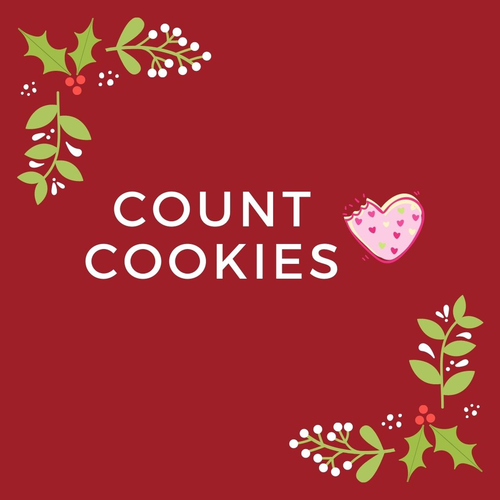Count Christmas Cookies Printable Worksheets | Teaching Resources