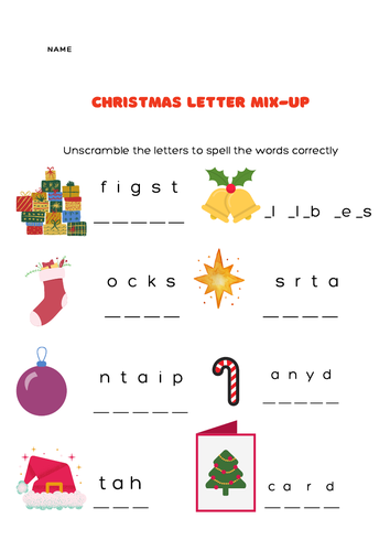 Christmas letter mix-up | Teaching Resources