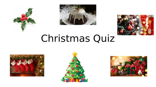 Christmas Quiz | Teaching Resources