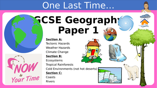 AQA GCSE Geography Paper 1 Notes | Teaching Resources