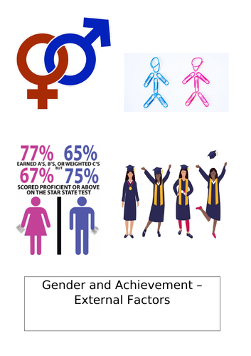 AQA A level Sociology- Education - Gender & achievement (External ...