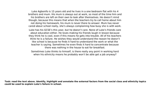 AQA A level Sociology- Education - Gender & achievement (External ...