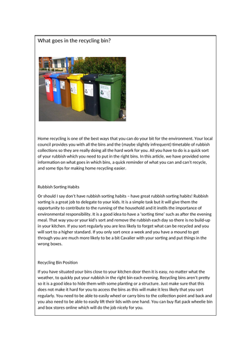 Edexcel Functional Skills in English: Level 2 Unit - Climate Change ...