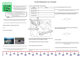 BBC The Life of Muhammad - Ep1 The Seeker - Worksheet to support the ...