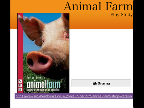 Animal Farm (play) slides | Teaching Resources
