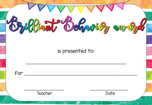 End of year awards - 58 printable editable certificates in pdf and ppt ...