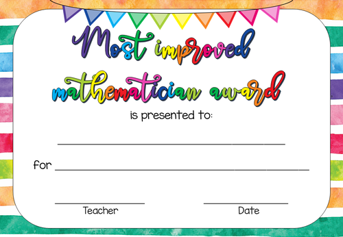 End of year awards - 58 printable editable certificates in pdf and ppt ...