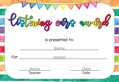 End of year awards - 58 printable editable certificates in pdf and ppt ...