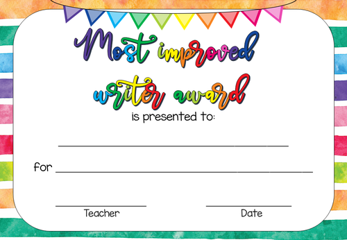 End of year awards - 58 printable editable certificates in pdf and ppt ...
