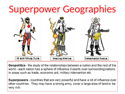 A Level Geography - Superpowers and Emerging Powers | Teaching Resources