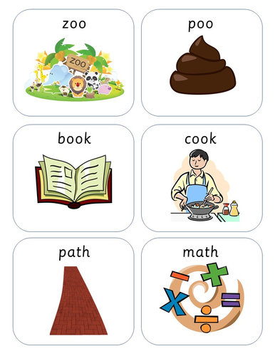 Reception/Year 1/Year 2 Rhyming flashcards - RWI set 1 and 2 sounds ...