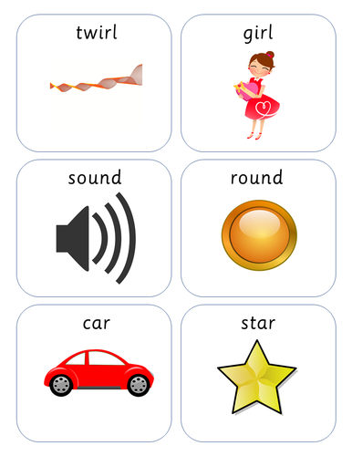 Reception/Year 1/Year 2 Rhyming flashcards - RWI set 1 and 2 sounds ...
