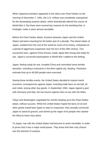 Pearl Harbor | Teaching Resources