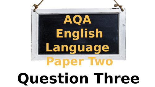 AQA GCSE English Language Question Guides | Teaching Resources