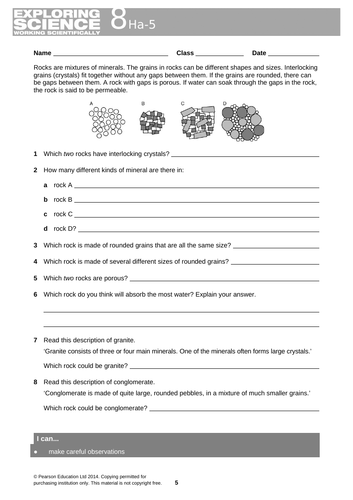 Rocks & Their Uses | Teaching Resources
