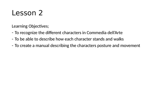 Drama Home Learning - Commedia dell'Arte | Teaching Resources