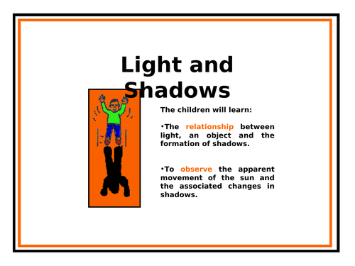 Year 3 Light and Shadows - PowerPoint | Teaching Resources
