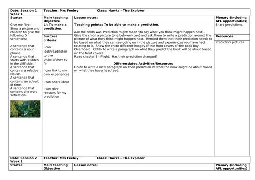 The Explorer KS2 writing activities | Teaching Resources