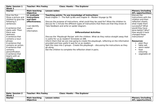 The Explorer KS2 writing activities | Teaching Resources