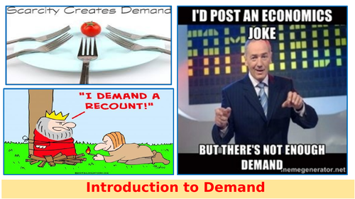 GCSE/IGCSE ECONOMICS - DEMAND IN 3 LESSONS (INTRO, SHIFTS, IMPACT OF ...