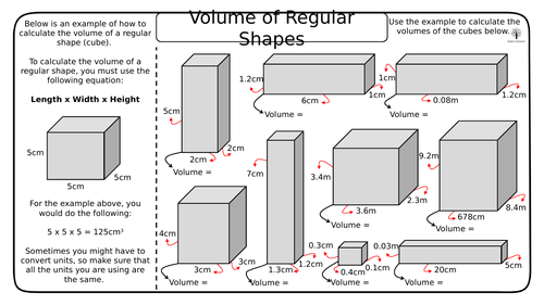 Density of Regular Objects - GCSE Physics Worksheets | Teaching Resources
