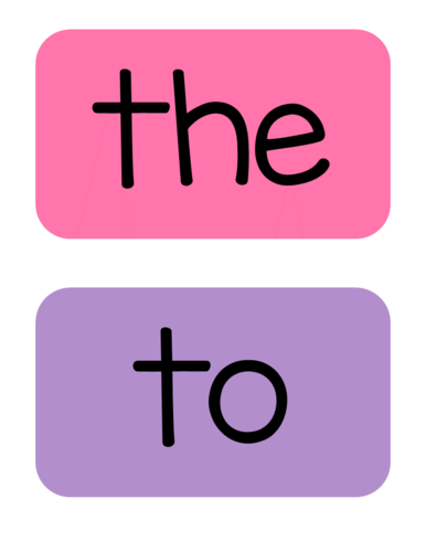 EYFS/KS1 - Phase 2 to 5: Colourful and Fun Tricky Word Flashcards ...