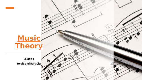 Treble Clef and Bass Clef - Distance Learning - Music Theory | Teaching ...