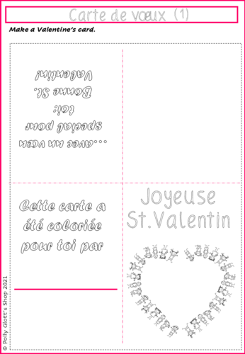 French Valentine's Day Year 7 La Saint Valentin | Teaching Resources