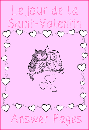 French Valentine's Day Year 7 La Saint Valentin | Teaching Resources