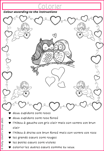 French Valentine's Day Year 7 La Saint Valentin | Teaching Resources