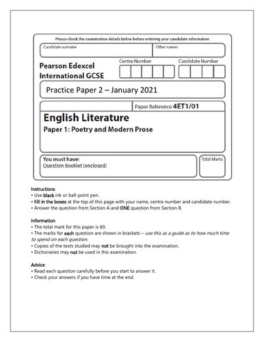 Practice Papers | Teaching Resources