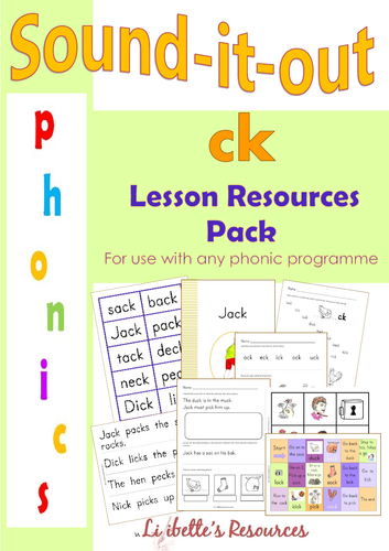 Ck Phonic lesson Resources Pack | Teaching Resources