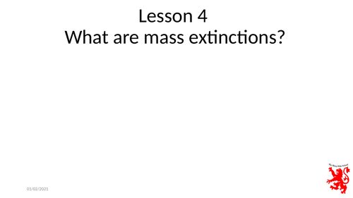 Earth story lessons Geological time periods and Mass extinctions ...