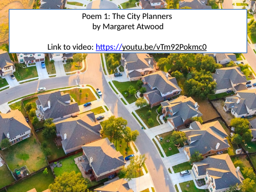 The City Planners by Margaret Atwood - Lesson and 1000 Word Model Essay ...