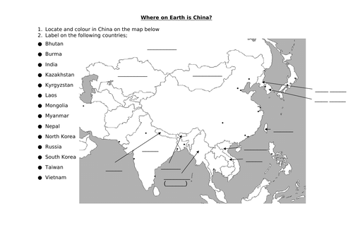 Two China vs India lessons- The Physical Geography of China and China ...