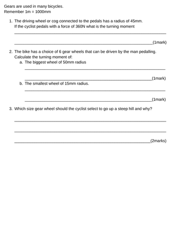 AQA GCSE Physics (9-1) - P8.5 More about levers and gears FULL LESSON ... AQA GCSE Physics (9-1) - P8.5 More about levers and gears FULL LESSON ...