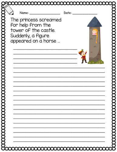 KS1/KS2 Literacy: Creative writing story starter worksheets | Teaching ...
