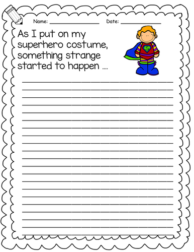 KS1/KS2 Literacy: Creative writing story starter worksheets | Teaching ...