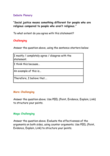 Religion + Social Justice | Teaching Resources